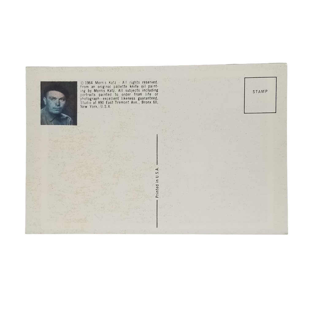 Vintage Artist Signed Morris Katz Child Big Eyes w/Guitar - ChristiesCurios