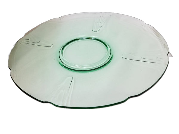 Duncan Miller Green Cake Plate Serving Platter Art Deco Period Puritan ...